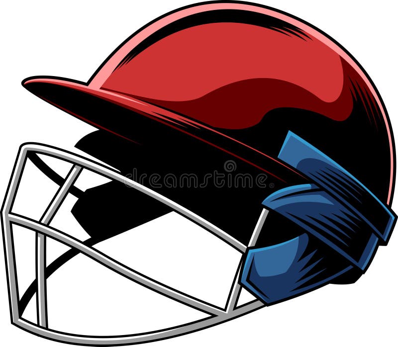 Cricket Helmet Graphic Logo Design Stock Vector - Illustration of ...