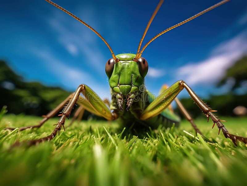 Ai Generated Illustration Wildlife Concept of Cricket Insect Stock ...