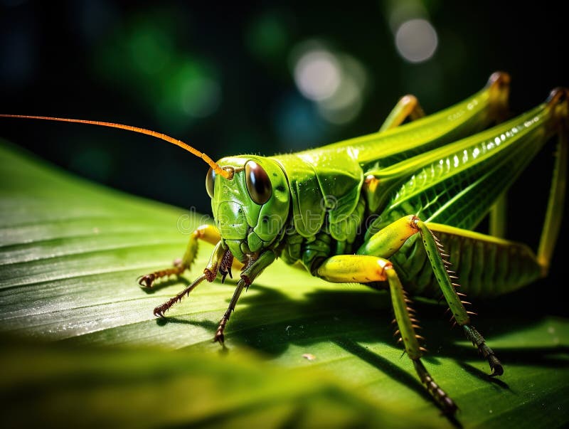 Ai Generated Illustration Wildlife Concept of Cricket Insect Stock ...