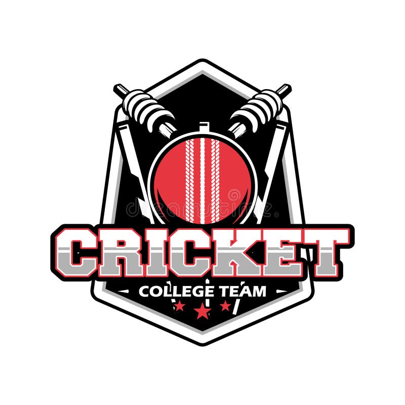 Cricket logo design vector stock vector. Illustration of stamp - 325764387