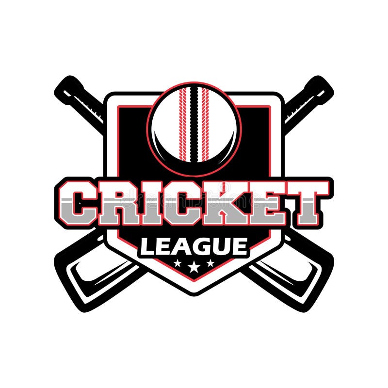 Cricket logo design vector stock vector. Illustration of pitch - 325764446