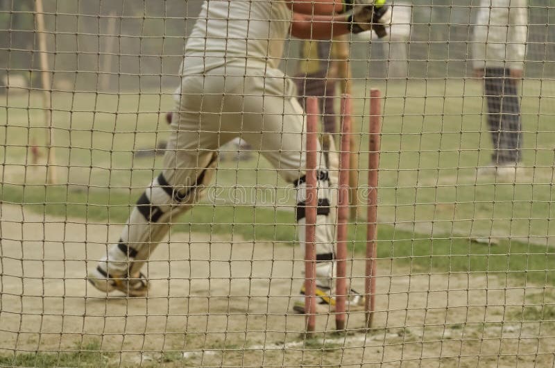 Cricket net practice stock image. Image of human, player - 67455017