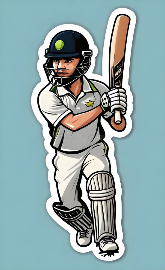 Cricket Stickers Stock Illustrations – 170 Cricket Stickers Stock ...