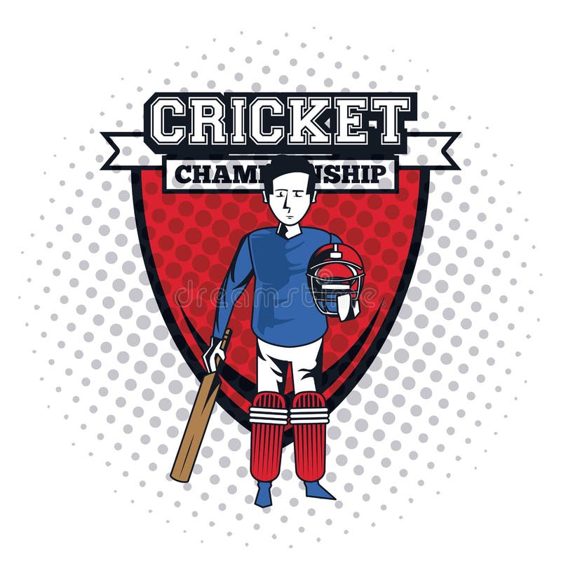 Cricket player icon stock vector. Illustration of batsman - 134402067