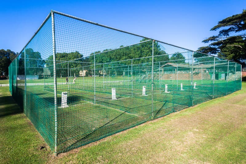 Cricket Practice Nets Wickets Game Editorial Image - Image of training ...
