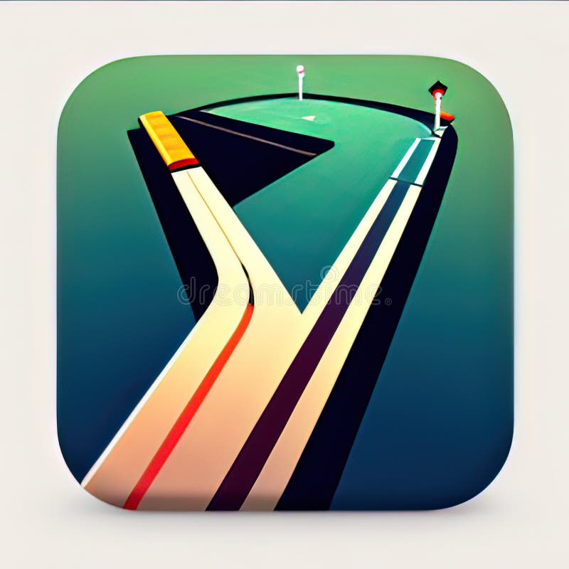 Cricket Software App Icon. Generative AI. Stock Illustration ...