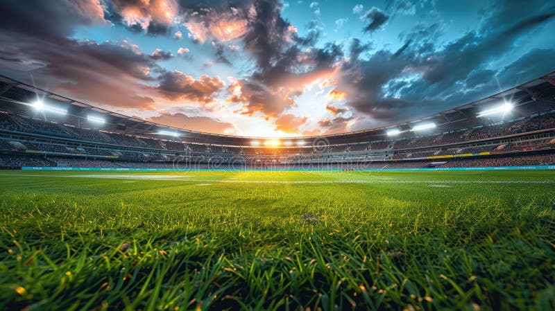 Cricket Stadium: Daylight Vs Evening Atmosphere Under Stadium Lights ...