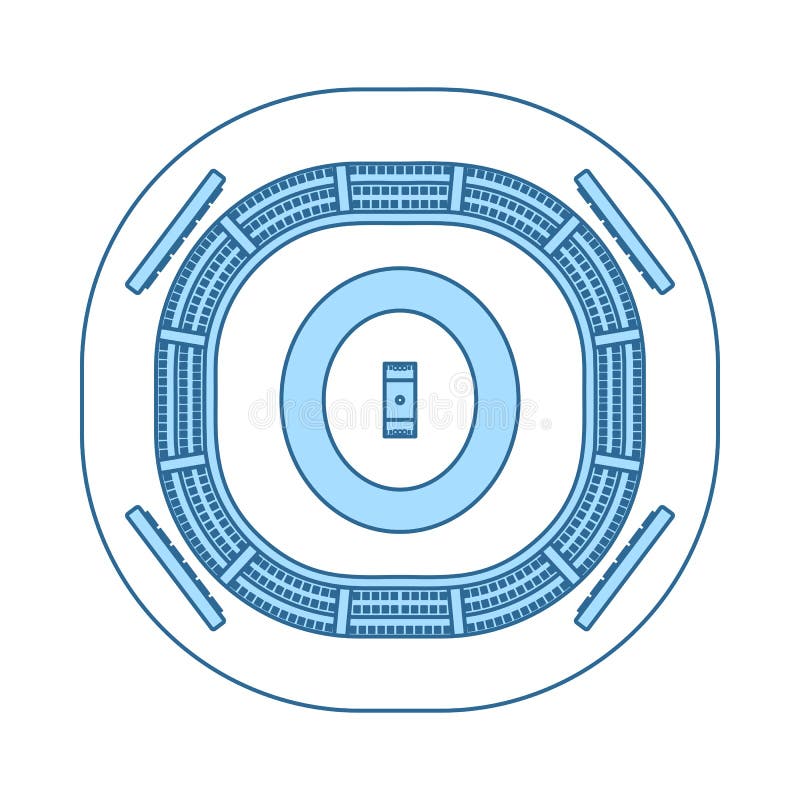 Cricket Stadium Icon stock vector. Illustration of championship - 165845326