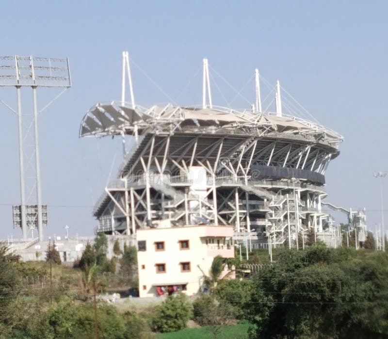 Cricket Stadium in Mumbai editorial photography. Image of mast - 184862952