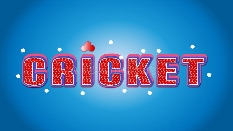 Cricket Typography Premium Editable Text Effect Template Banner Style ...