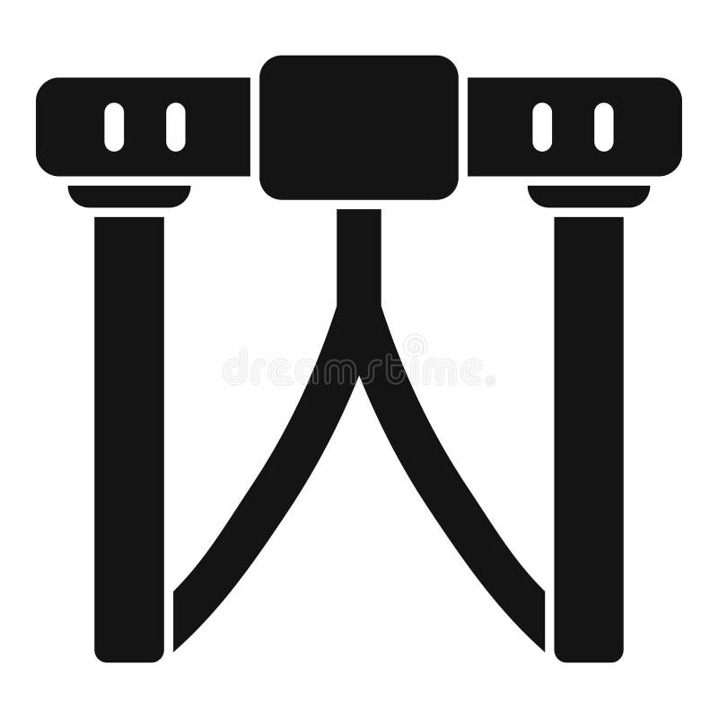 Cricket Wicket Bails Icon Showing Cricket Game Equipment Stock ...