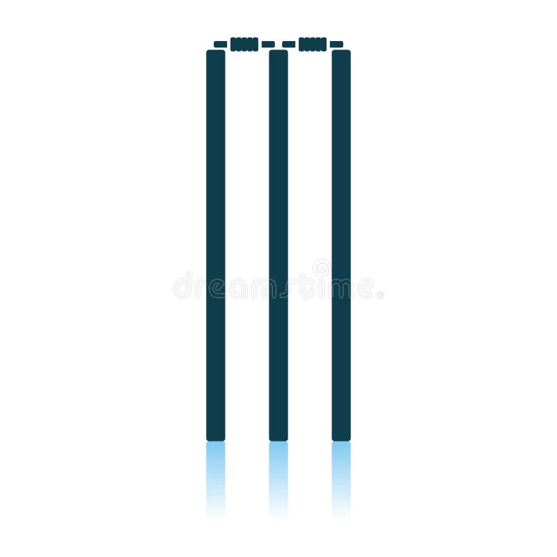 Cricket Wicket Icon stock vector. Illustration of sport - 151384387