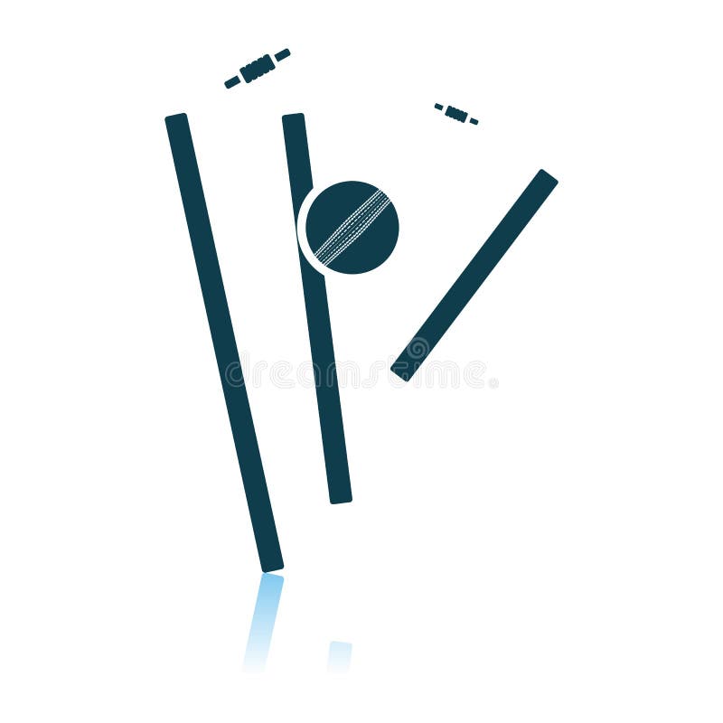 Cricket Wicket Icon stock vector. Illustration of cricket - 151384189