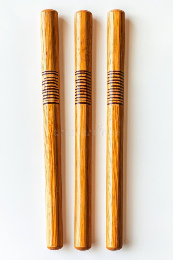 Cricket Wicket Set with Bails is Elegantly Arranged Emphasizing the ...