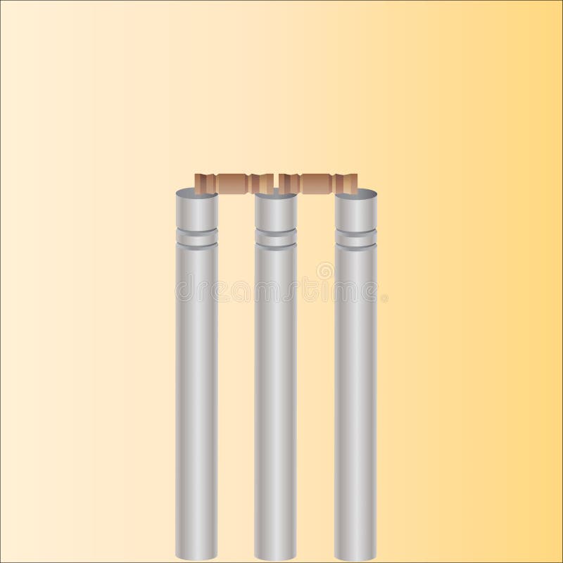 Cricket wicket stock vector. Illustration of exercise - 57295046