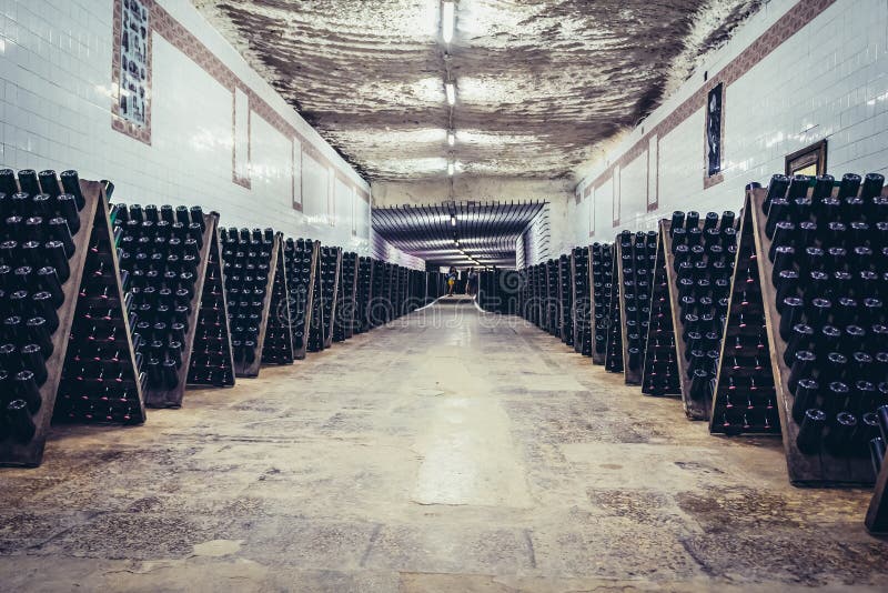 Cricova Winery in Moldova, Riddling Process Room Editorial Image ...