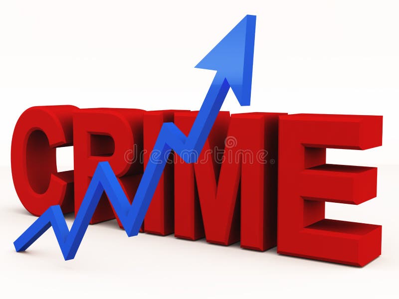 Crime graph rising stock illustration. Illustration of boost - 25808379