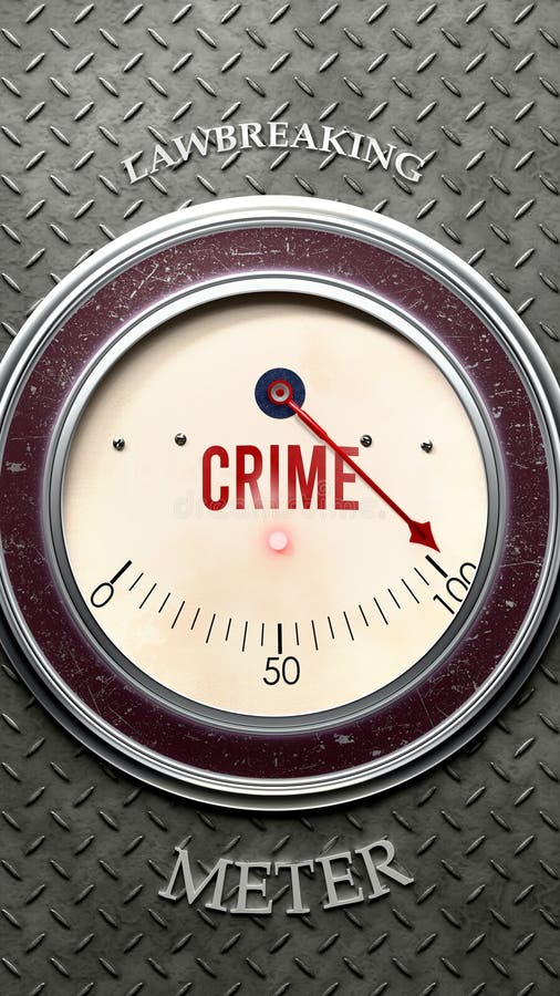 Crime and Lawbreaking that is Hitting a Full Scale, Showing a Very High ...