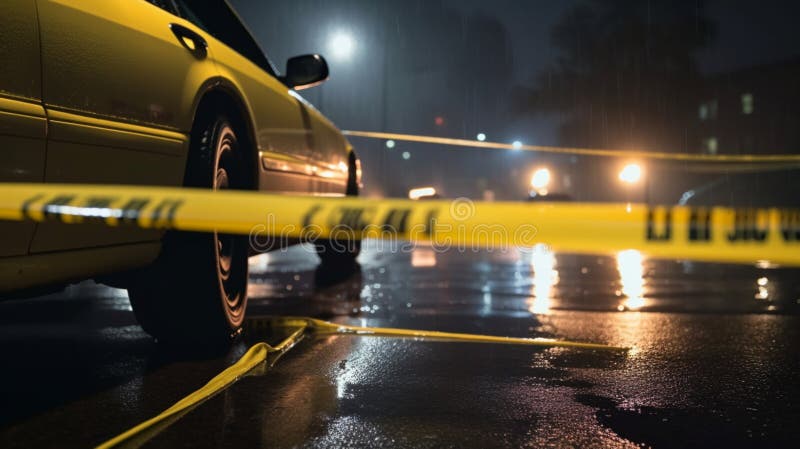 Crime Place Created with Generative Ai Tools Stock Illustration ...
