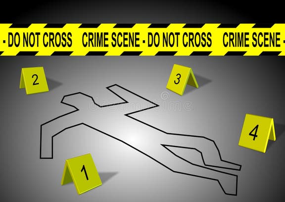 Crime Scene Body Outline Stock Illustrations – 517 Crime Scene Body ...
