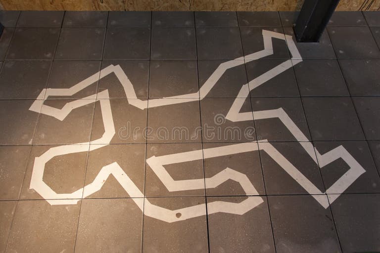 Dead Body Chalk Outline Stock Photos - Free & Royalty-Free Stock Photos ...