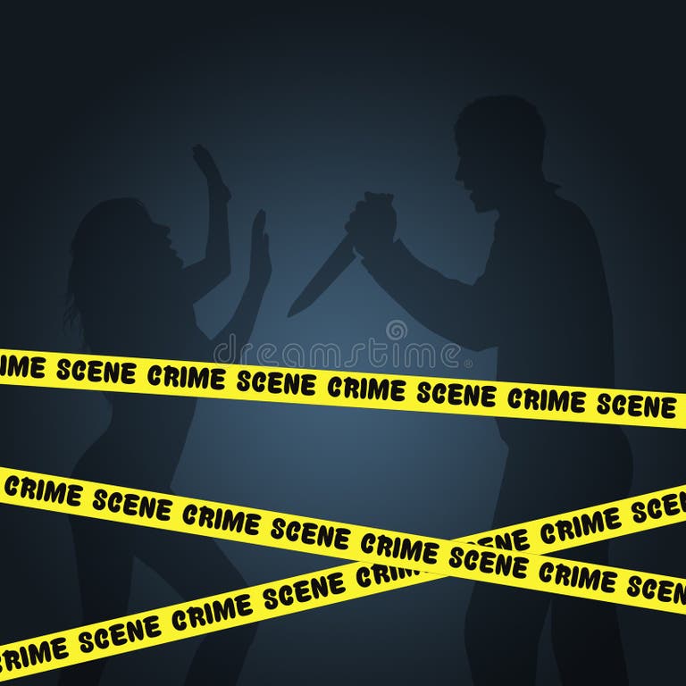 Crime scene stock illustration. Illustration of crime - 97403920