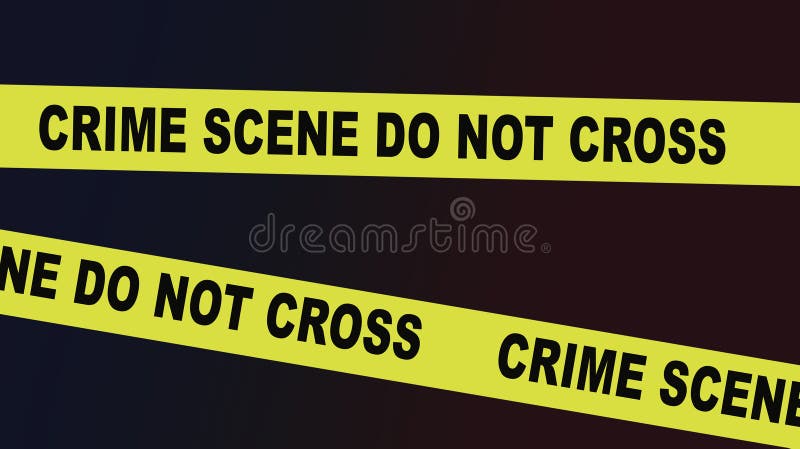 Crime Scene Do Not Cross Tape Line. Stock Photo - Image of graphic ...