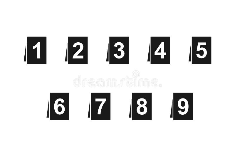 Crime Scene Evidence Markers Vector Set Stock Vector - Illustration of ...