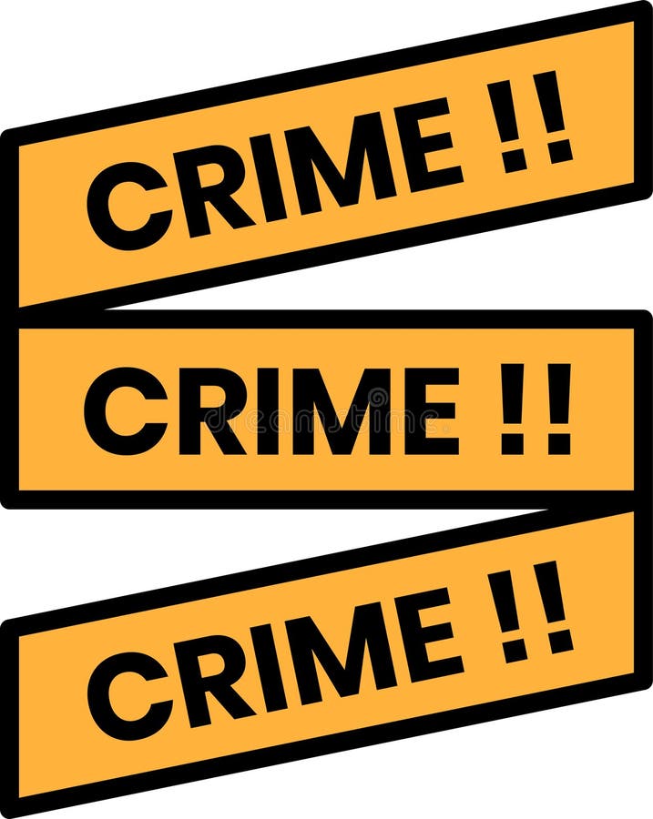 Crime Scene Icon in Line Style Stock Vector - Illustration of scene ...