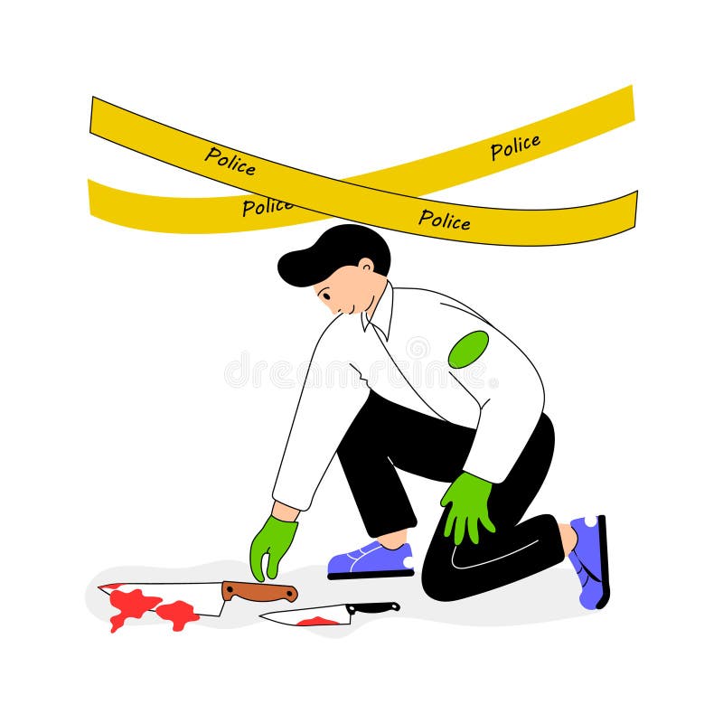 Crime Scene stock vector. Illustration of scene, digital - 333166901