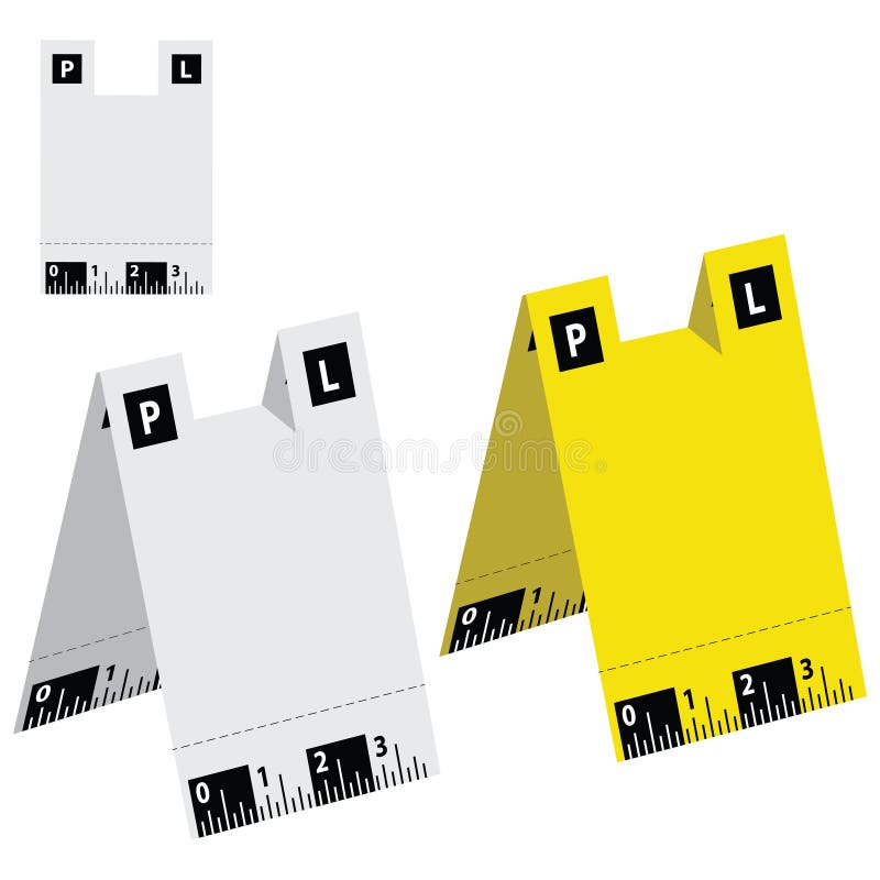 Double Angled Forensic Ruler Stock Vector - Illustration of clipart ...