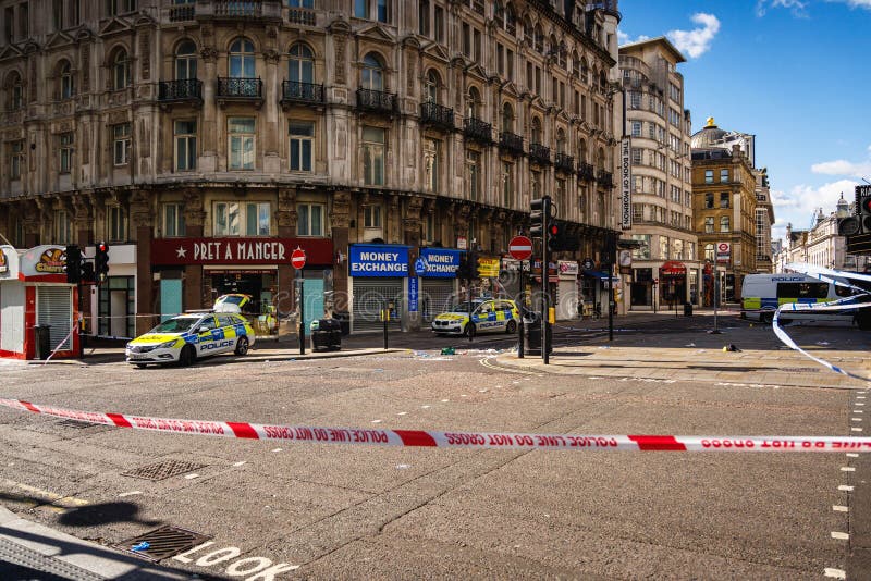 Crime Scene Near Leicester Square. Editorial Stock Image - Image of ...