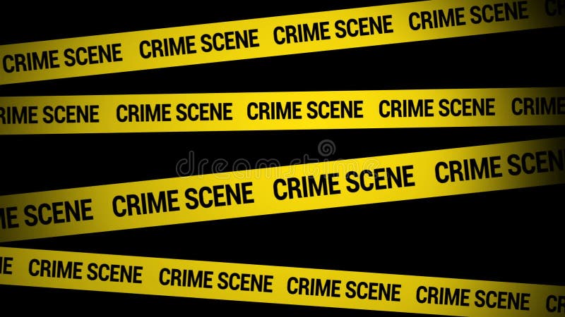 Crime Scene Tape Motion Graphics with Green Screen Background Stock ...