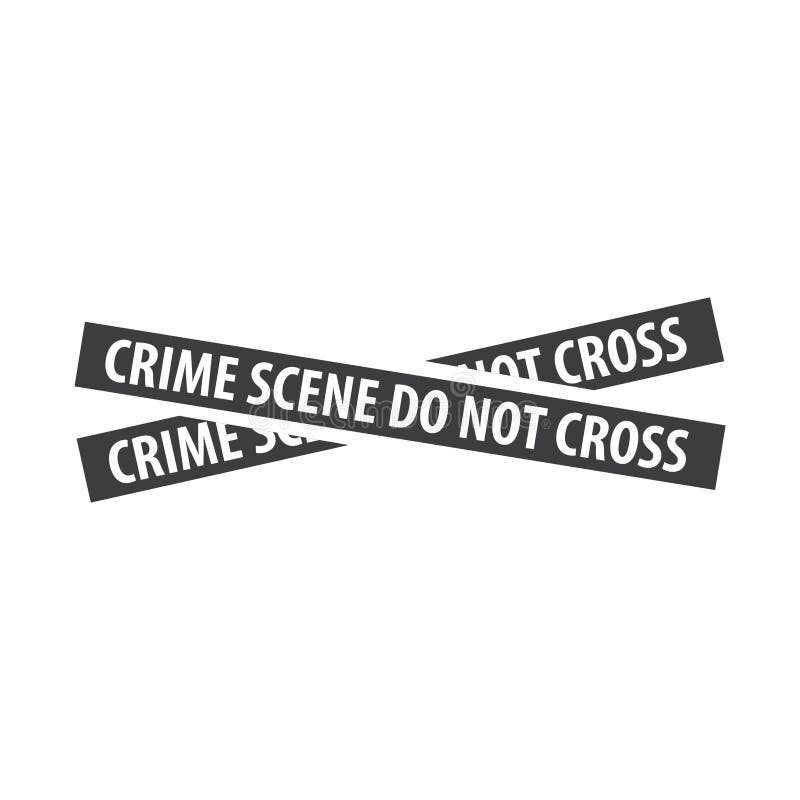 Crime Scene Tape. Vector Illustration Decorative Design Stock Vector ...