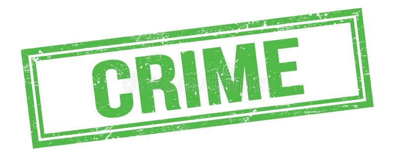 CRIME Text on Yellow-black Lines Stamp Sign Stock Illustration ...