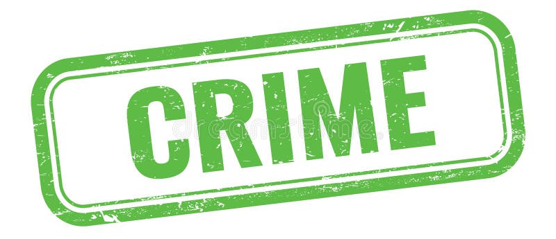 CRIME Text on Yellow-black Lines Stamp Sign Stock Illustration ...