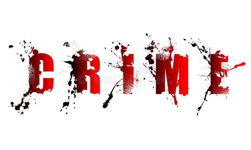 Crime word stock vector. Illustration of dirty, killer - 27683237