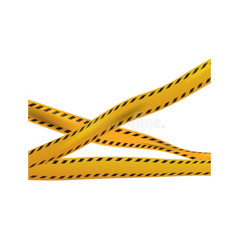 Crime yellow tape stock illustration. Illustration of access - 89350605
