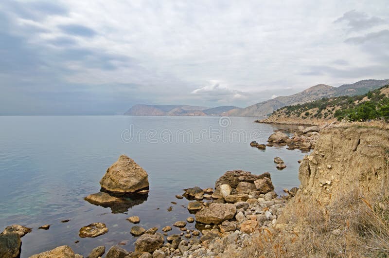 Crimea coast stock image. Image of upland, sunlight, tourist - 43765847