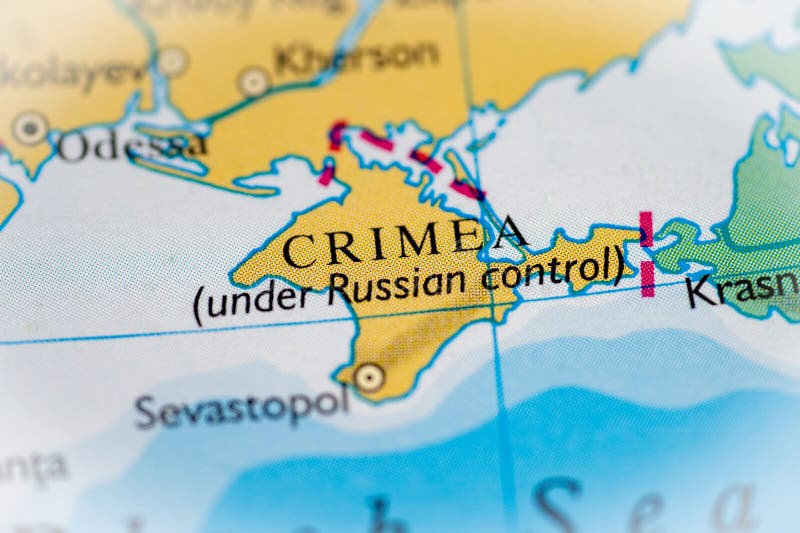 Crimea Highlighted World Map Stock Photos - Free & Royalty-Free Stock ...