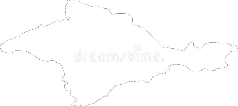 Crimea Russia outline map stock vector. Illustration of logo - 317463345