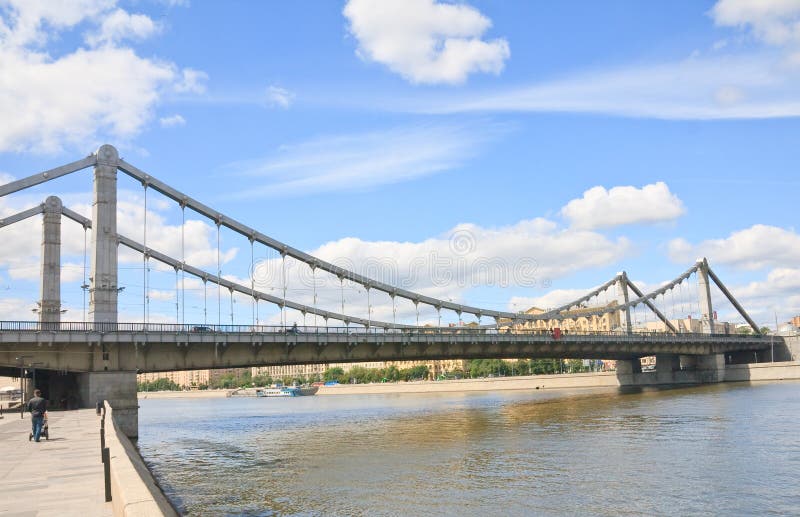 Crimean Bridge, Moscow editorial photo. Image of center - 44536146