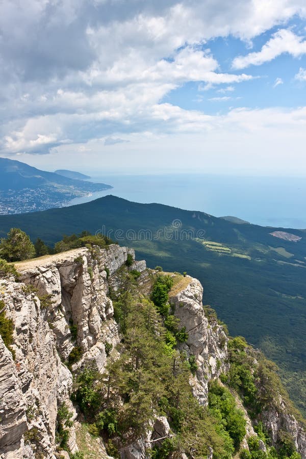 Crimean mountains stock image. Image of nautical, coastline - 18400281