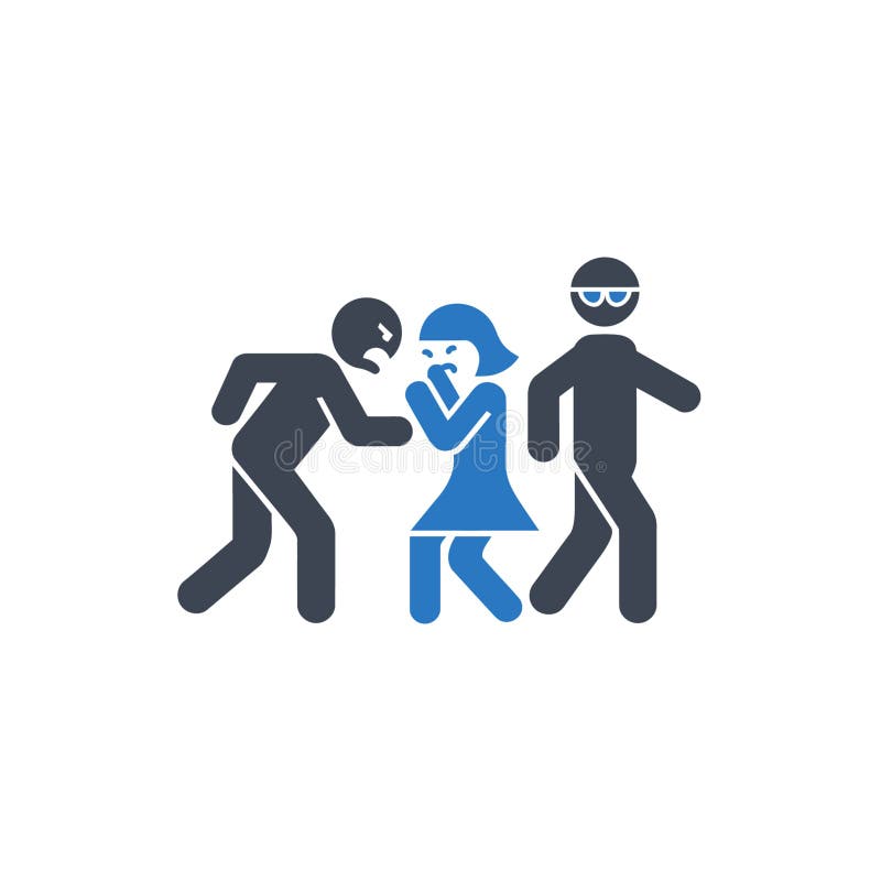Criminal Assault Threat Icon Stock Vector - Illustration of assault ...