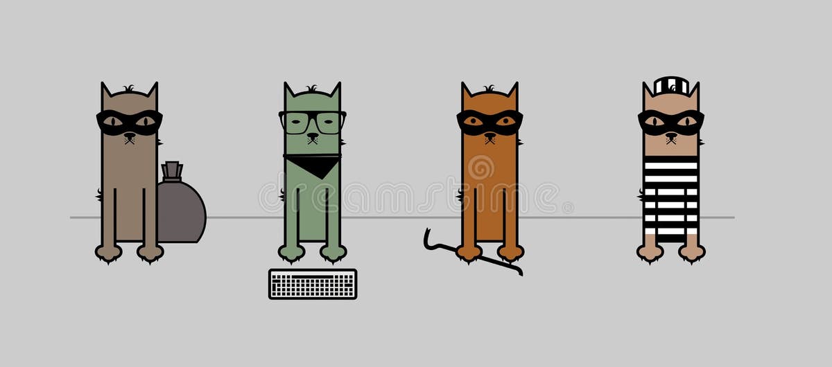 Hacker Cats Stock Illustrations – 18 Hacker Cats Stock Illustrations ...