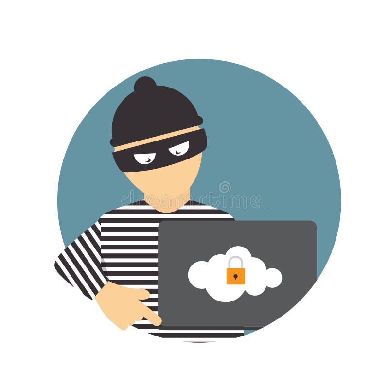Criminal Hacker, Concept of Fraud, Cyber Crime. Vector Illustration ... Criminal Hacker, Concept of Fraud, Cyber Crime. Vector Illustration ...