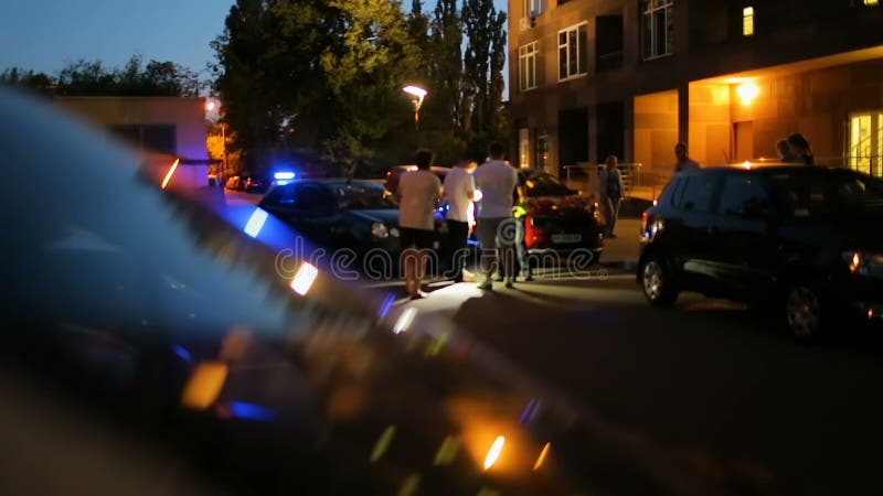 Criminal Hiding Behind the Car after Murder, Point of View, Escaping ... Criminal Hiding Behind the Car after Murder, Point of View, Escaping ...