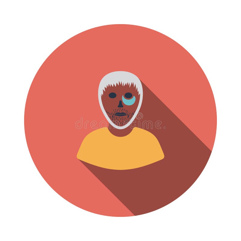 Criminal man icon stock vector. Illustration of icon - 144908974