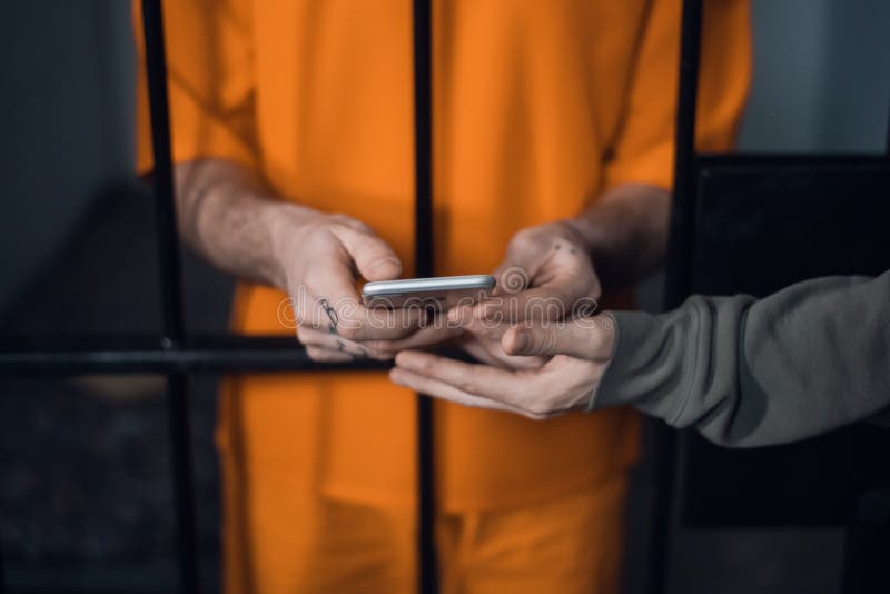 The Criminal in the Prison Cell Received a Smartphone To Communicate ...