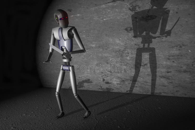 Criminal Robot Stock Illustrations – 254 Criminal Robot Stock ...